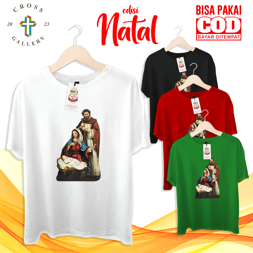 Jual Baju Kaos Kristen Rohani Natal Anak Dewasa Grosir - CHR MARY ...