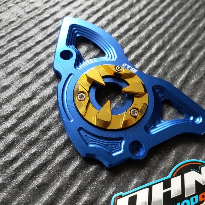 Jual Tutup gear tutup rantai depan vixion cnc merek ibad | Shopee Indonesia