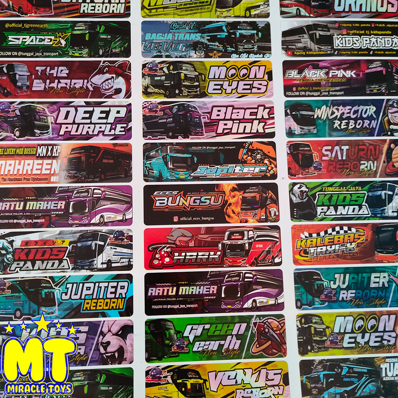 Jual STIKER BUS MANIA 45 PCS | Shopee Indonesia