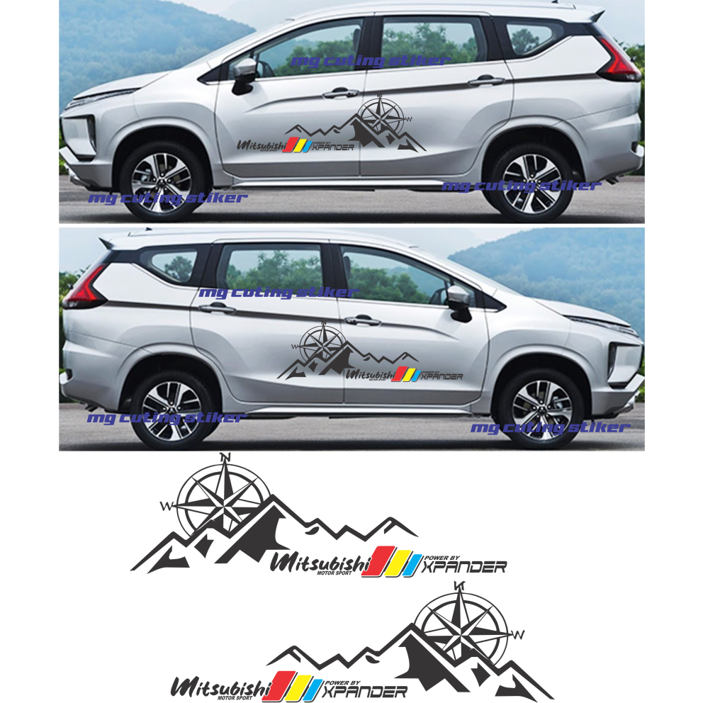 Jual stiker advanture list body xpander cross all mitsubisihi xpander terbaru 2023 | Shopee ...