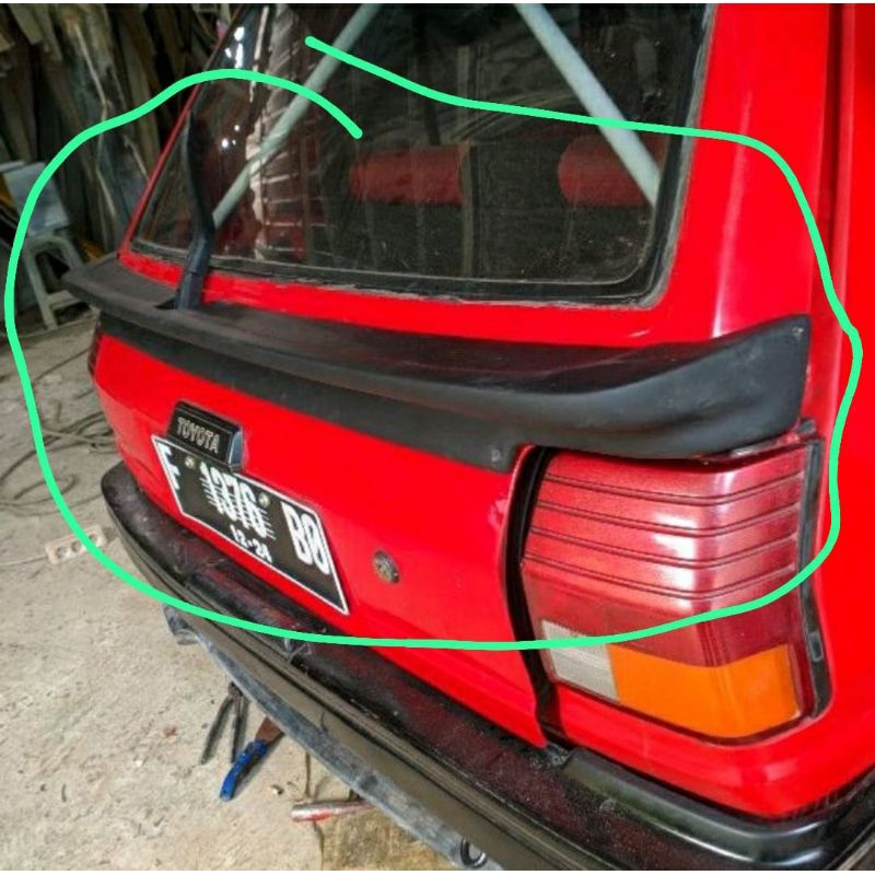Jual spoiler tengah starlet kotak (mid spoiler) | Shopee Indonesia