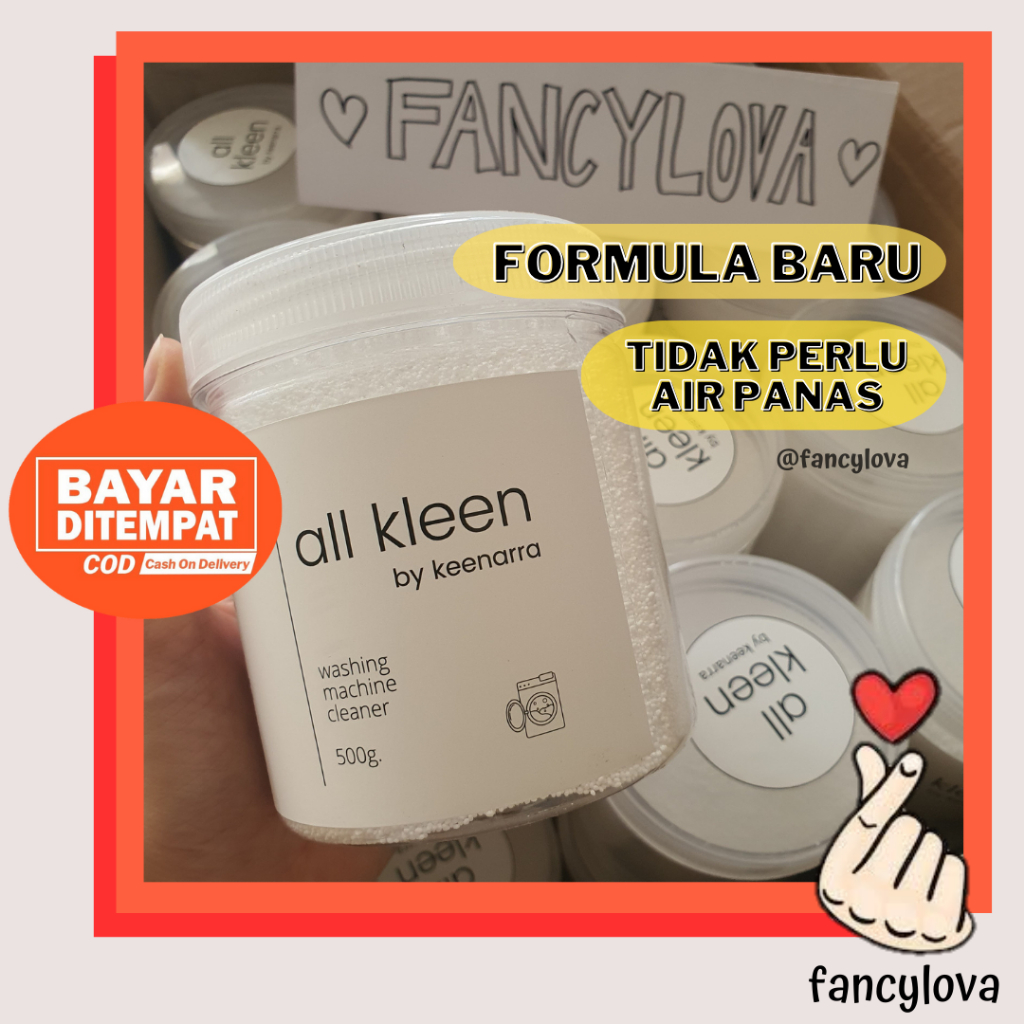 Jual Allkleen Detergen Pembersih Mesin Cuci Washing Machine Cleaner ...