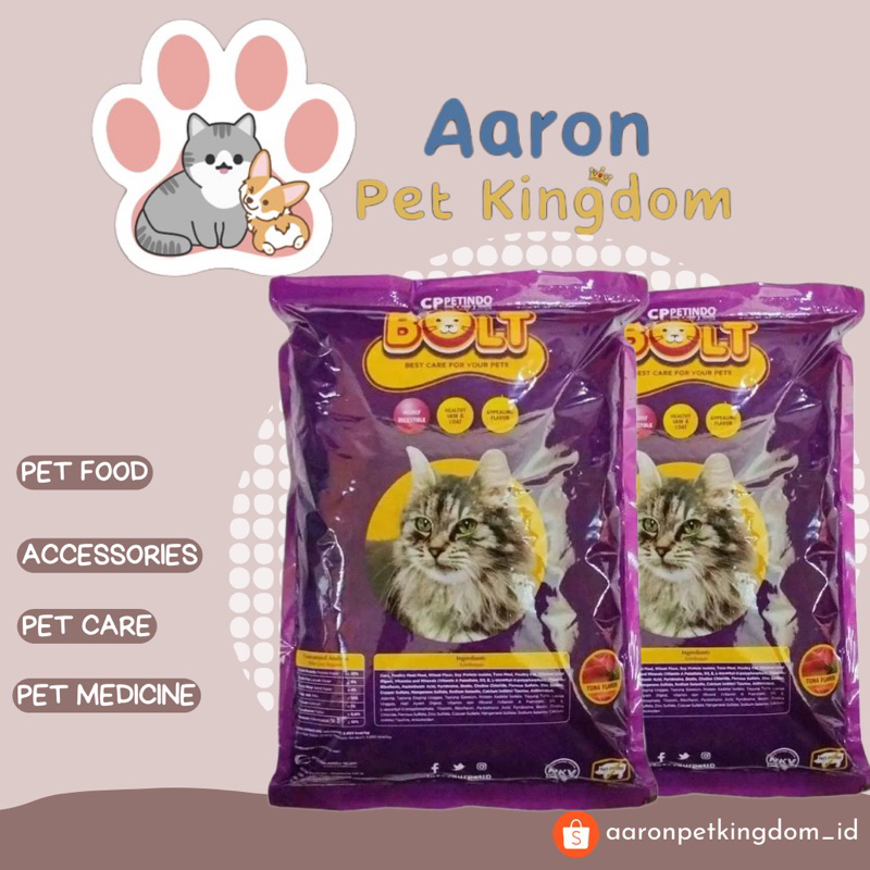 Jual Bolt Makanan Kucing Kibble Ikan / Cat Food / Dry Good | Shopee ...