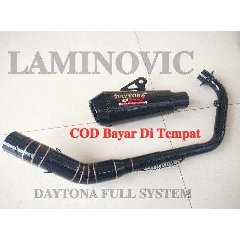 Jual DAYTONA Open Specs exhaust pipe for SYM VF3i full system | Shopee ...