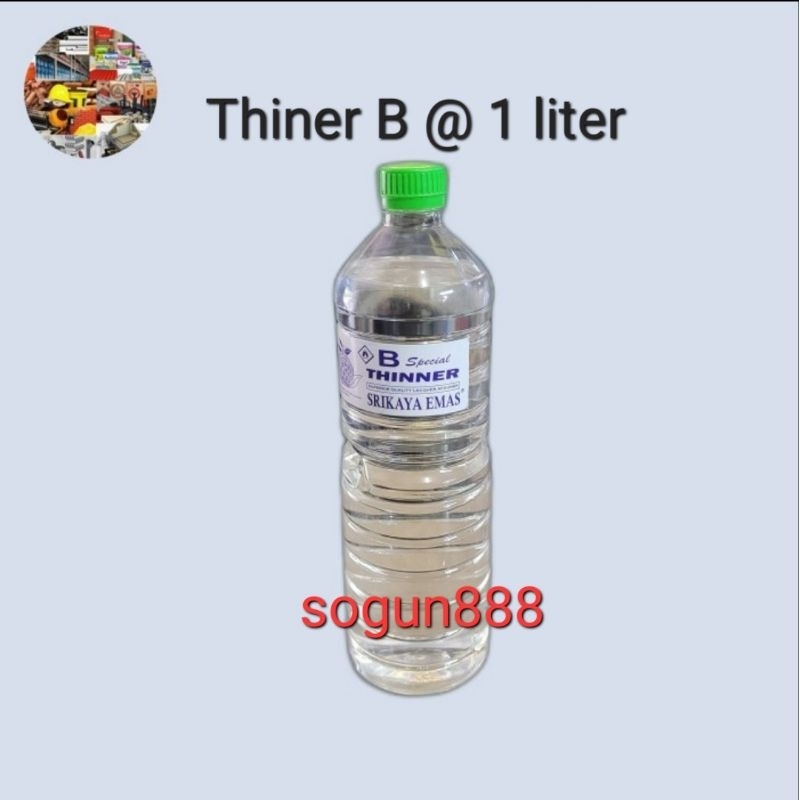 Jual Thiner B @ 1 liter. Pencair cat. Minyak cat. Thinner. Tiner pengencer cat | Shopee Indonesia
