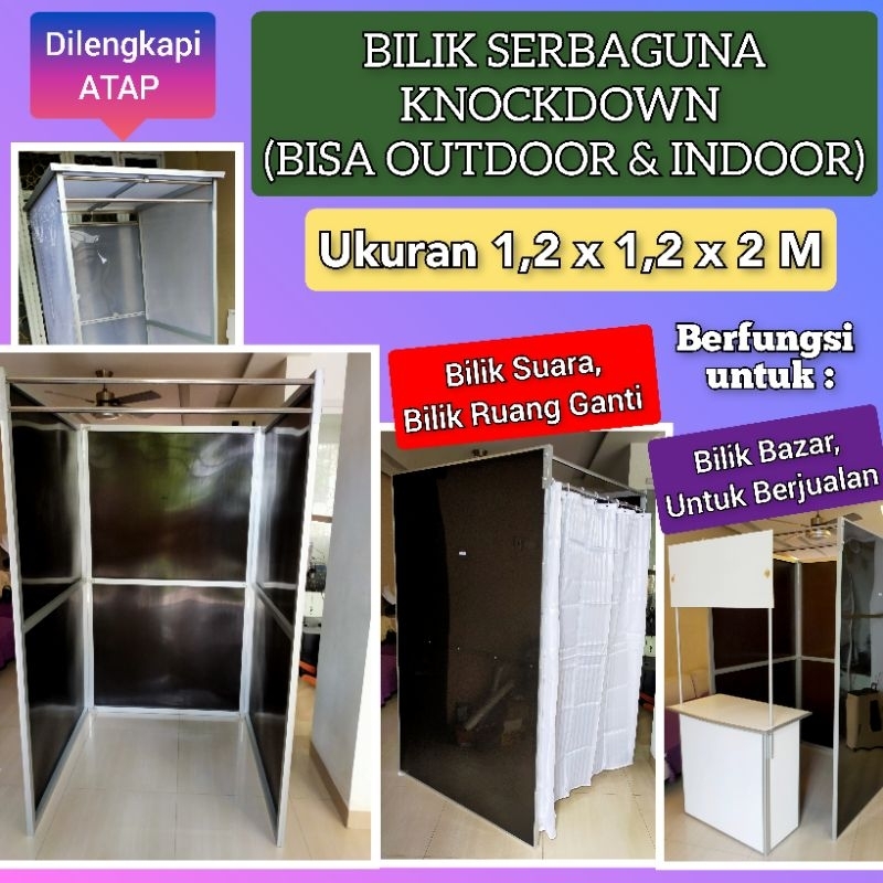 Jual BILIK SUARA KNOCKDOWN / BILIK BAZAR KNOCKDOWN / BILIK RUANG GANTI ...
