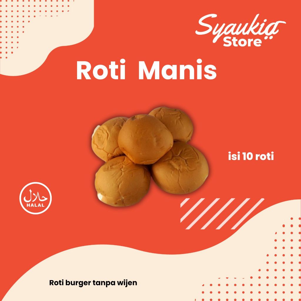 Jual Roti burger polos biasa kecil isi 10 | Shopee Indonesia