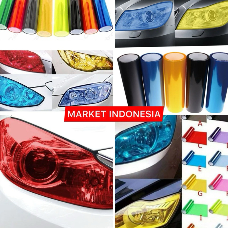 Jual Sticker lampu untuk cocok mobil motor berkualitas tinggi | Shopee ...