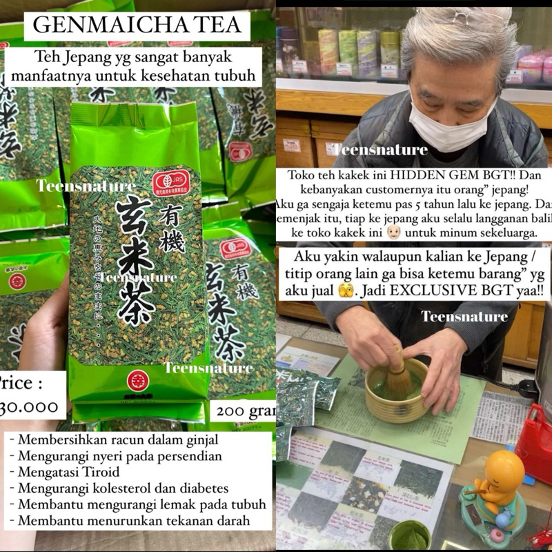 Jual Genmaicha ORIGINAL JAPAN | Shopee Indonesia