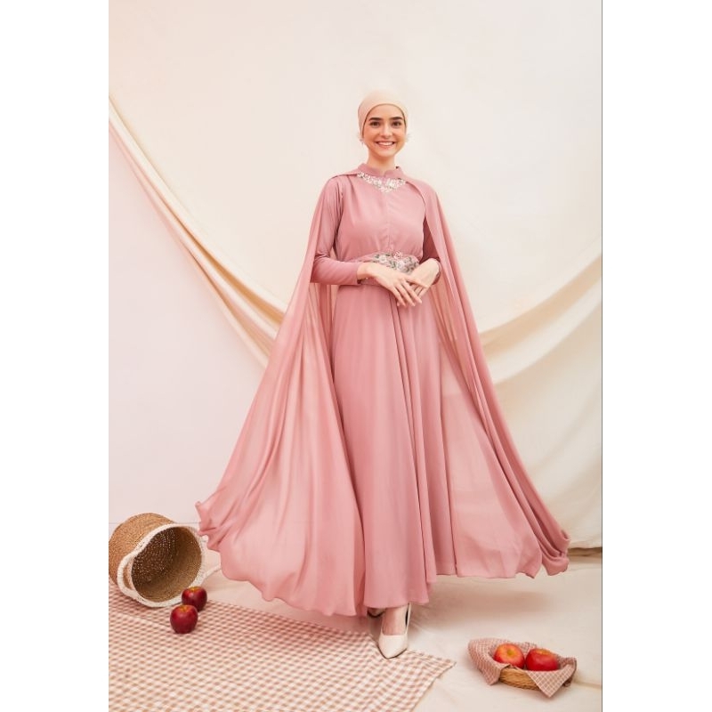 Jual Kaftan Saffiya Dress Cerutty Busui Friendly (Free Inner) | Shopee ...