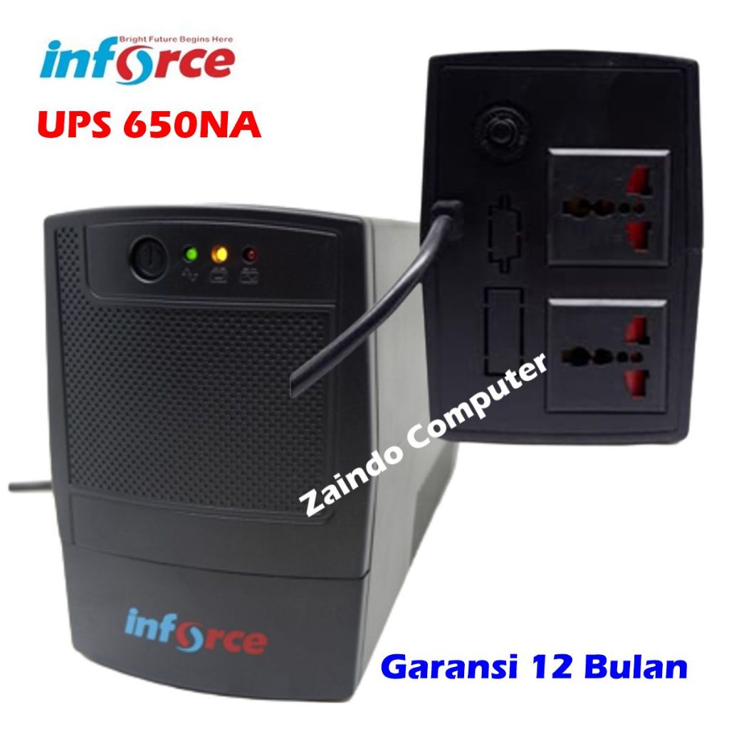 Jual UPS INFORCE 650VA DILENGKAPI AVR IF 650 VA, UPS 650VA INFORCE ...