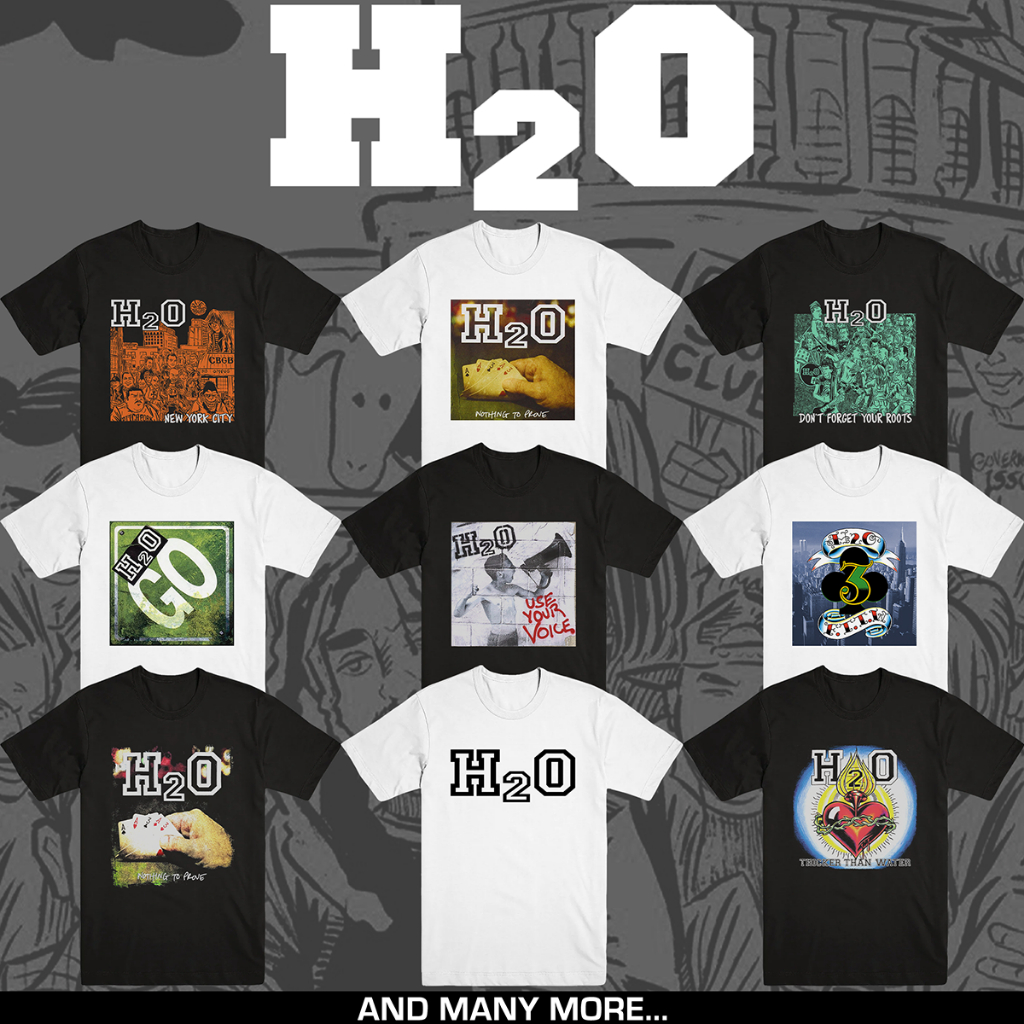 Jual H2O | T-SHIRT BAND | HARDCORE PUNK | MERCHANDISE | Shopee Indonesia