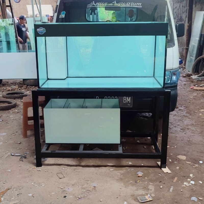 Jual PAKET AQUARIUM SUMP FILTER 120X60X60 FULL 10MM FULL BEGROUND ...