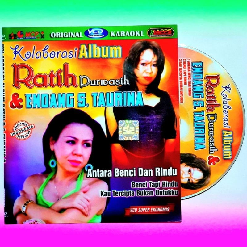 Jual KASET ORIGINAL VCD LAGU RATIH PURWASIH dan ENDANG S TAURINA-BISA KARAOKE VOCAL ON OF AKTIF ...