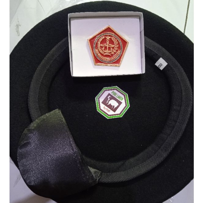 Jual paket baret hitam mabes tni ad | Shopee Indonesia