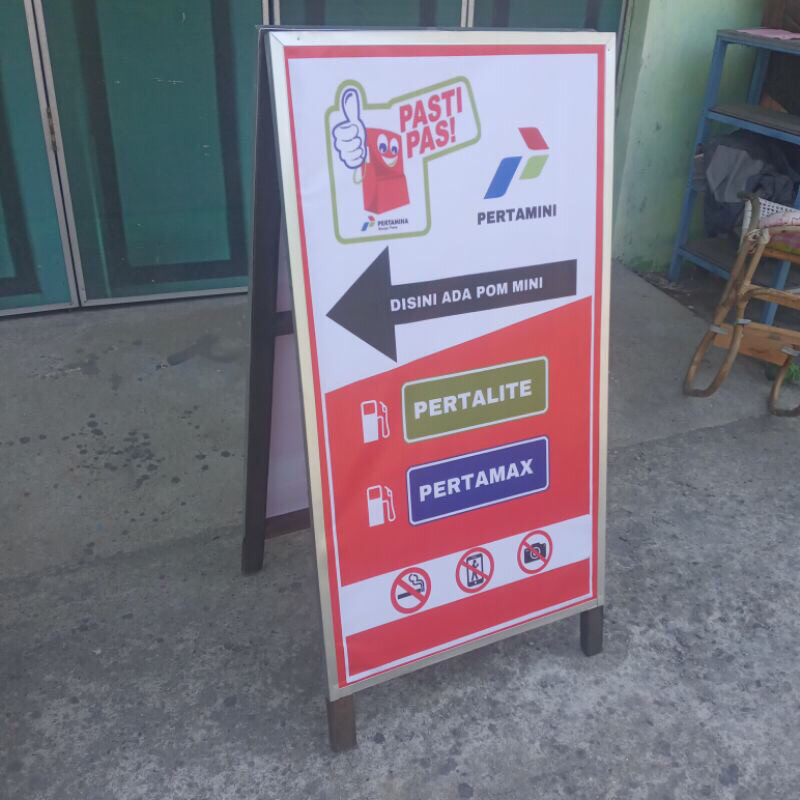 Jual standing banner besi hollow | Shopee Indonesia
