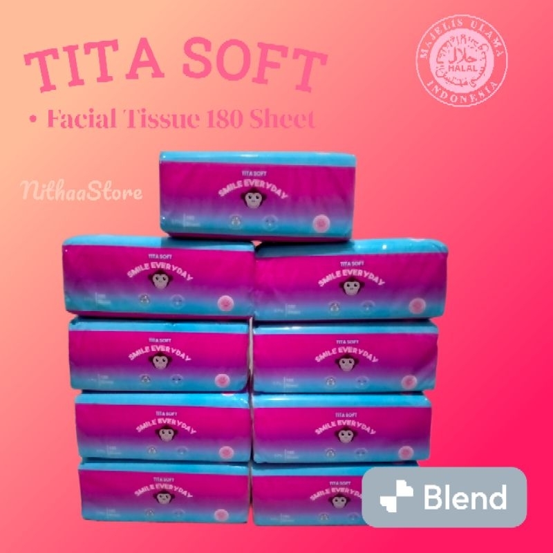 Jual TITA SOFT FACIAL TISSUE 180 SHEET (9pcs) | Shopee Indonesia