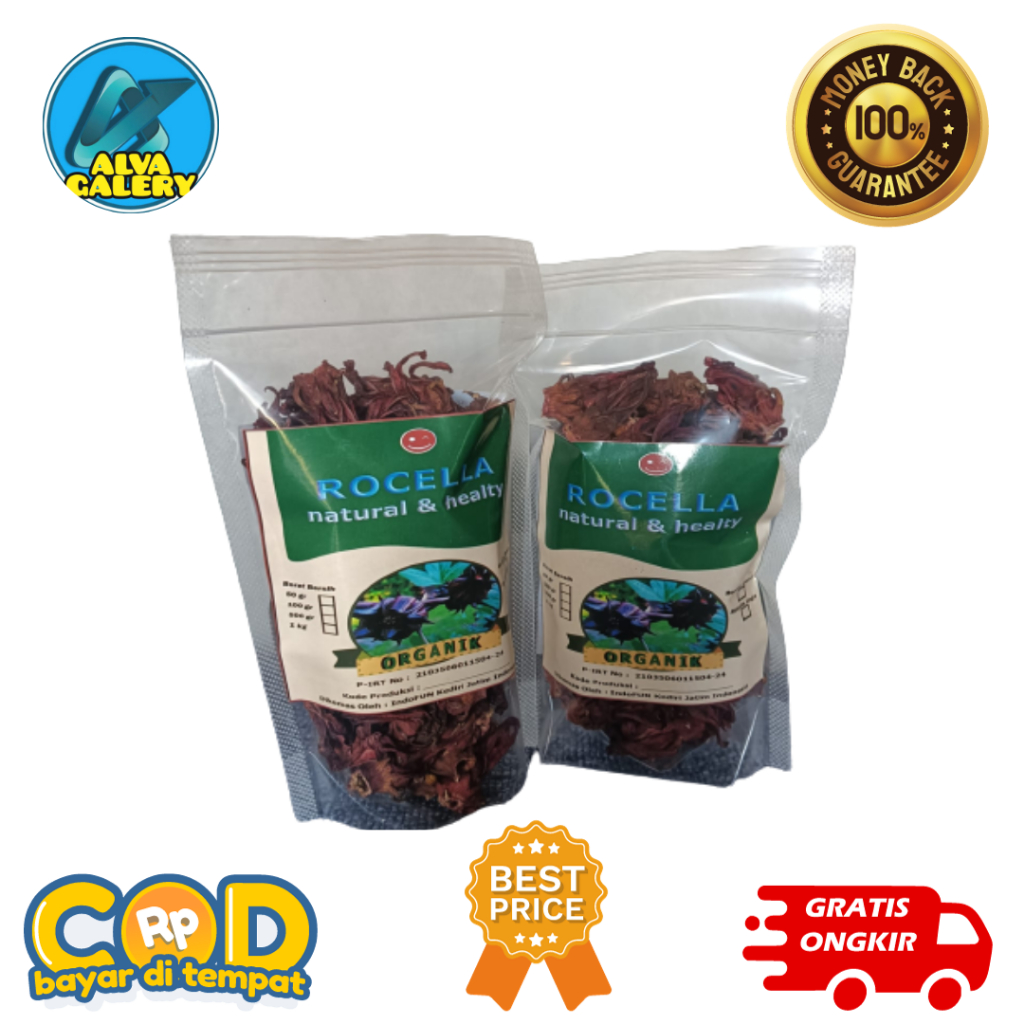 Jual Teh rosella premium, teh bunga rosella kering, rosella original ...