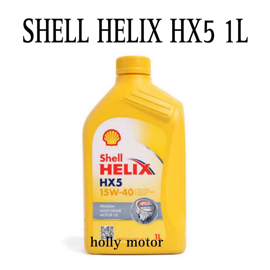 Jual OLI MESIN SHELL HELIX HX5 15W-40 1L SHELL | Shopee Indonesia