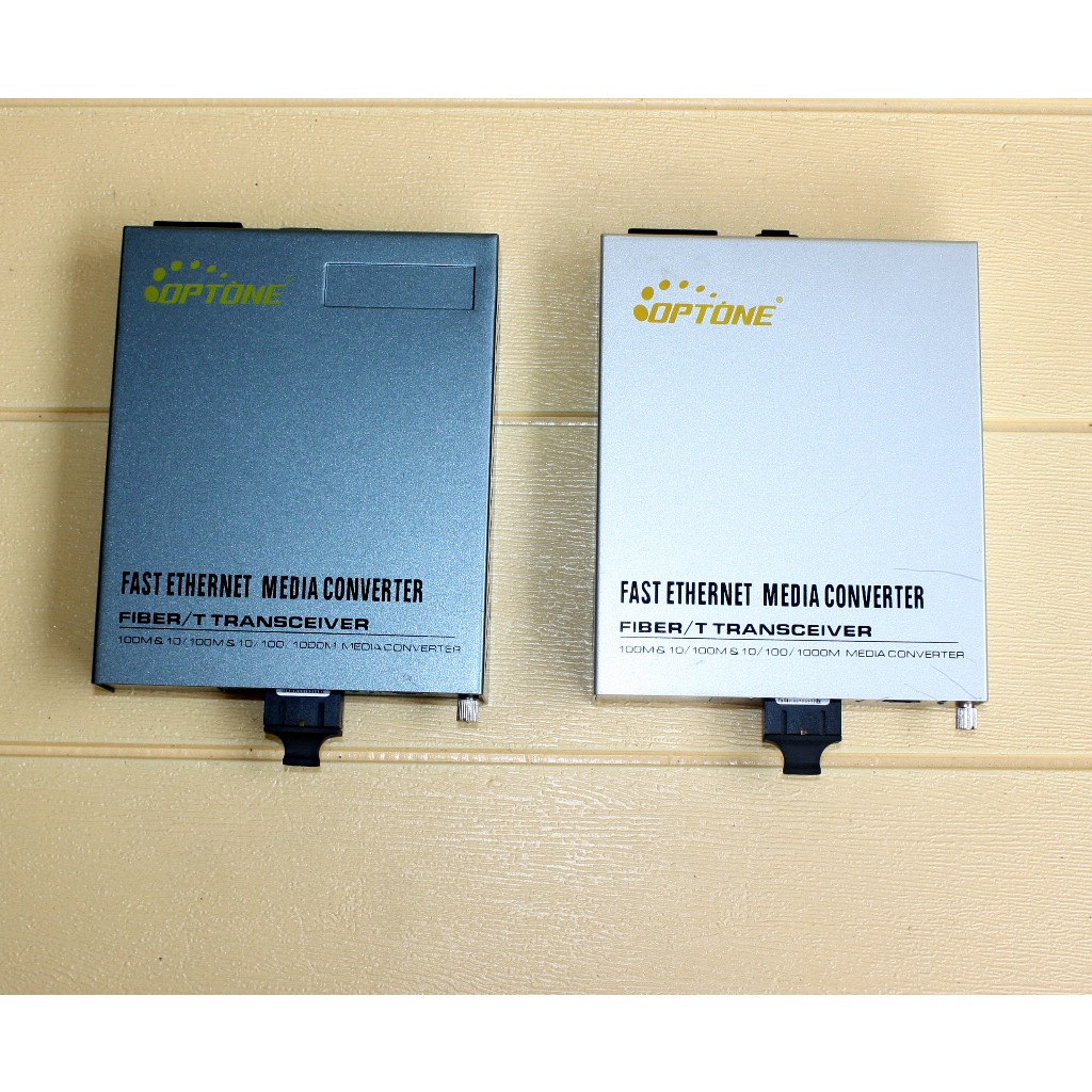 Jual MEDIA CONVERTER FX/SFP FIBER OPTIK TO LAN RJ45 10/100/1000 OPTONE OPT-M2200 OPT-M1100 ...