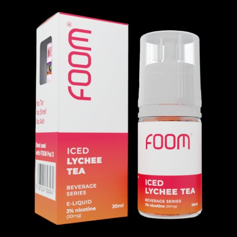 Jual Foom ICED LYCHEE TEA Salt Nic 30ML by Foom Lab Global | Shopee ...