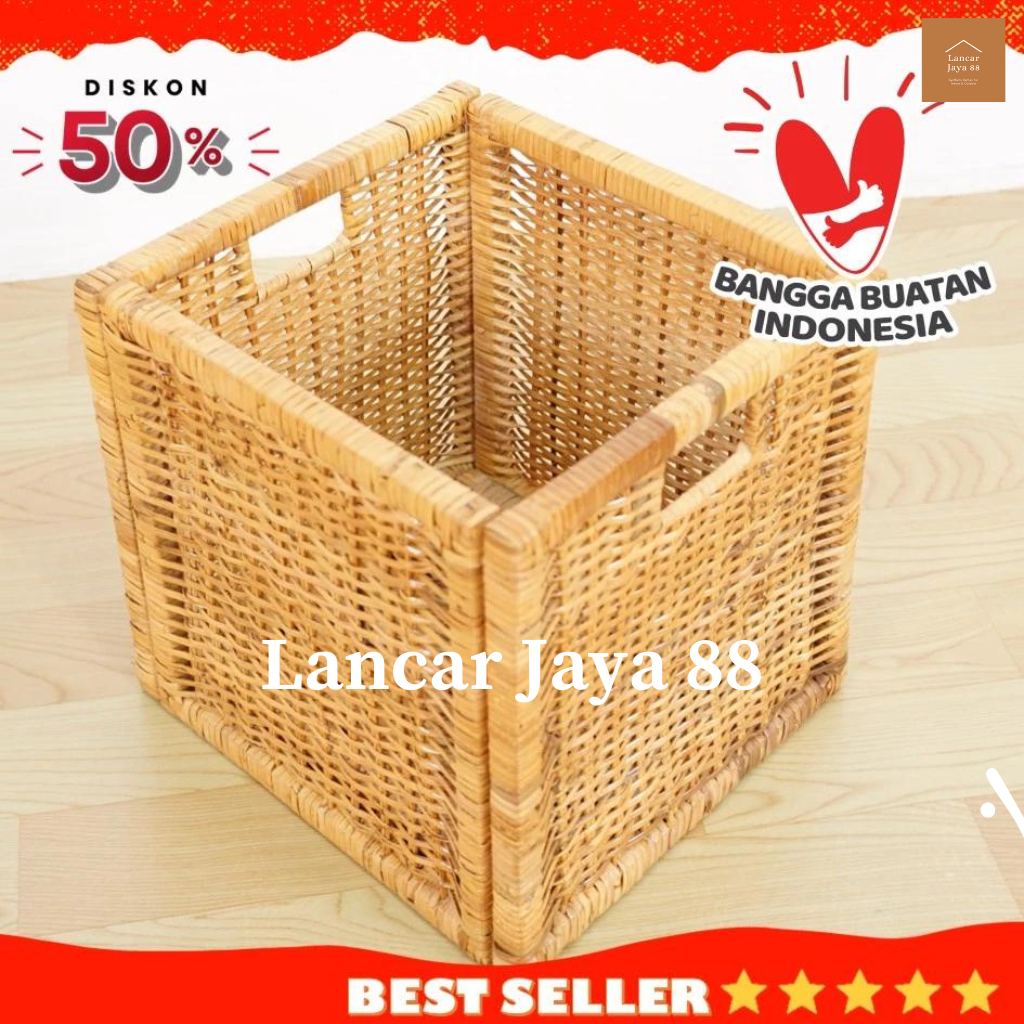 Jual Box Penyimpanan Serbaguna Rotan Sintetis | Shopee Indonesia