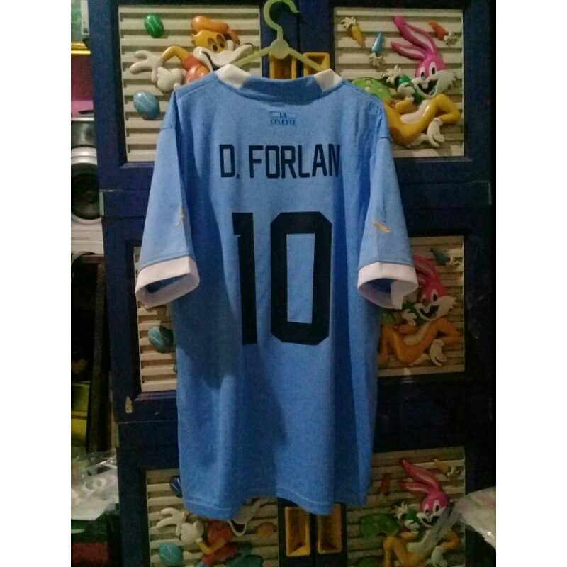 Jual Jersey uruguay 2022 grade original ( NNS : DIEGO FORLAN#10 ...