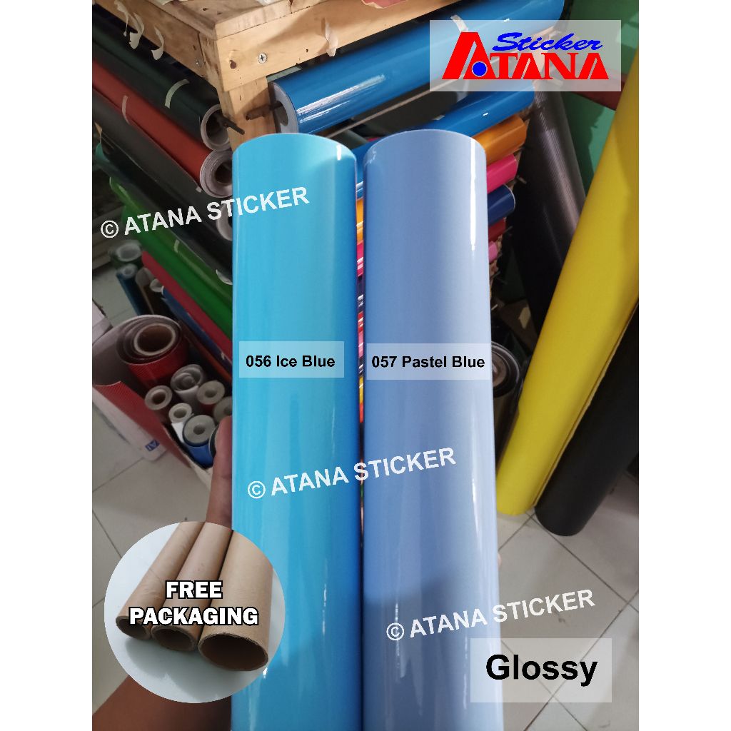 Jual Skotlet Biru Muda Glossy Ice Blue Pastel Blue Candy Metalik ...