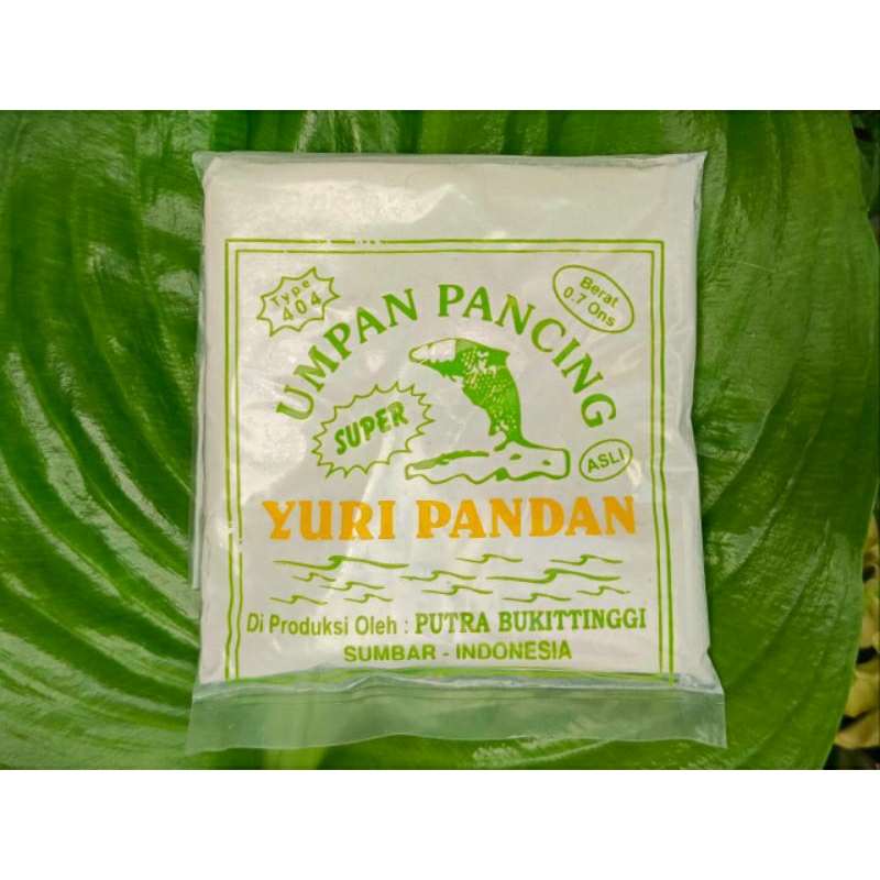 Jual UMPAN TEPUNG SUPER YURI PANDAN BUAT IKAN MAS, NILA.MUJAIR, PATIN ...