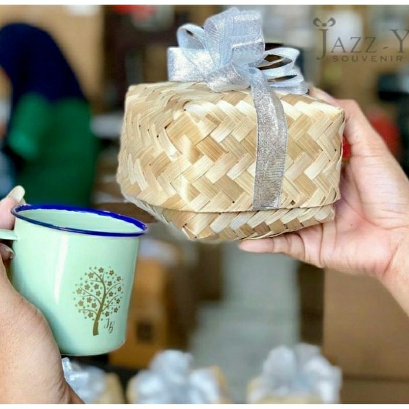 Jual Besek Bambu 10x10 | Besek Mini untuk Box Snack dan Souvenir ...