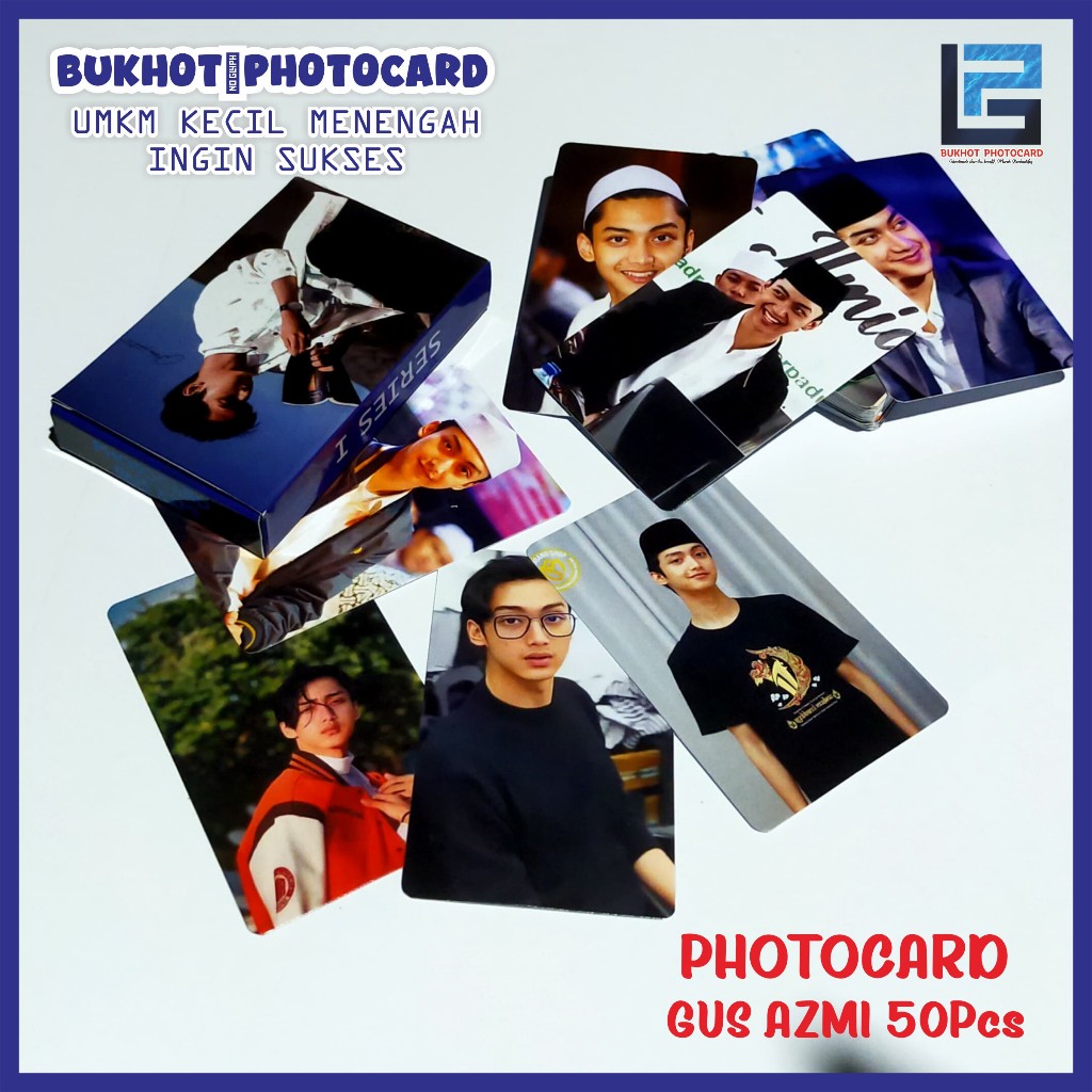 Jual Bonus Ganci dan stiker PHOTOCARD GUS AZMI ASKANDAR 50Pcs | Bisa ...
