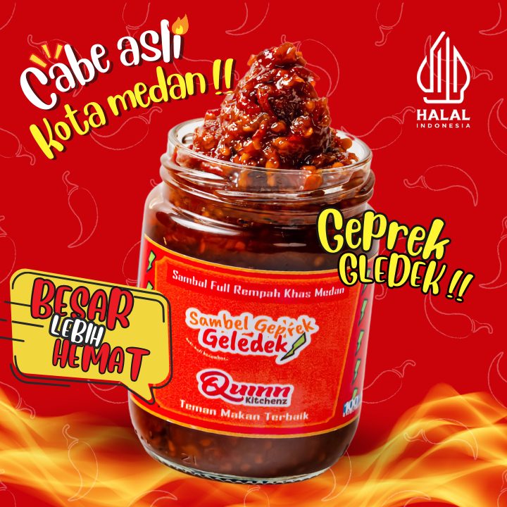 Jual QUINN of Spicy Geprek Geledek - Sambal Pedas by Kitchen Medan ...