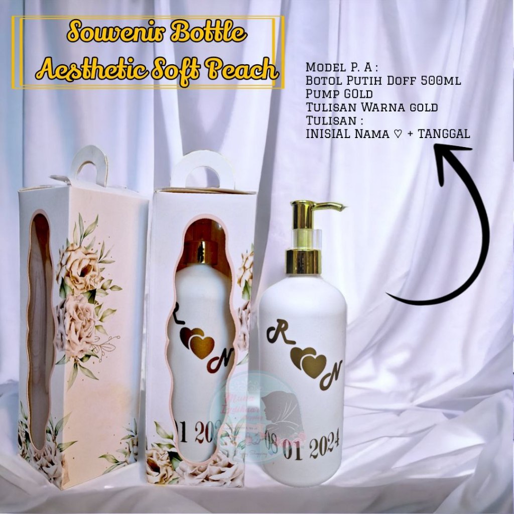 Jual Souvenir Pernikahan Hampers Botol Sabun Cair 500ml Aesthetic BOX ...