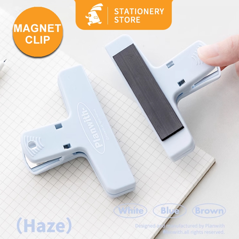 Jual Klip Kertas Klip Binder Magnet / Colorful Magnetic Paper Clip Cute ...