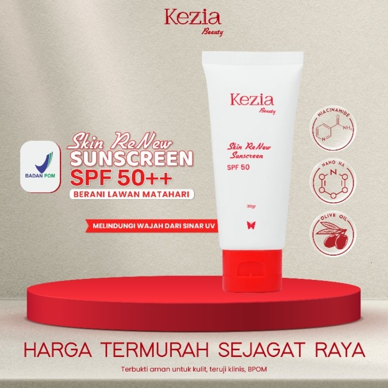 Jual KEZIA Beauty Sunscreen SPF 50 ++ - Sunscreen Pencegah kulit dari paparan matahari cocok ...