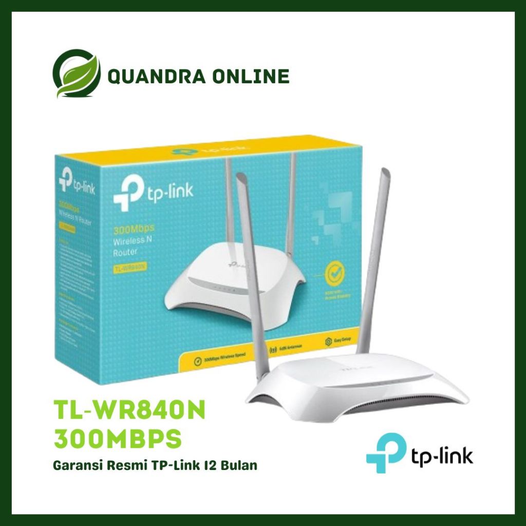 Jual TP-Link Router WR840N 300 Mbps Wireless N Router - Garansi Resmi 1 ...