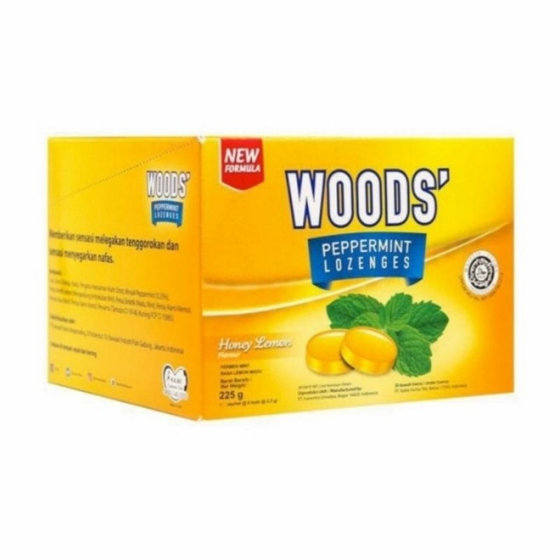 Jual WOODS LOZENGES HONEY LEMON BOX | Shopee Indonesia