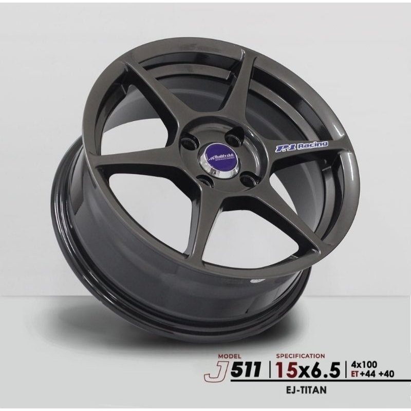Jual velg p1 ring 15 lebar 6.5 et42 pcd 4x100 ej titan | Shopee Indonesia