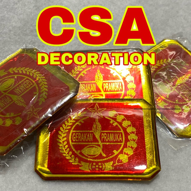 Jual PIN TOPI BARET PRAMUKA MERAH PENGGALANG SD 4.5.6 DAN SMP [ FIBER ...