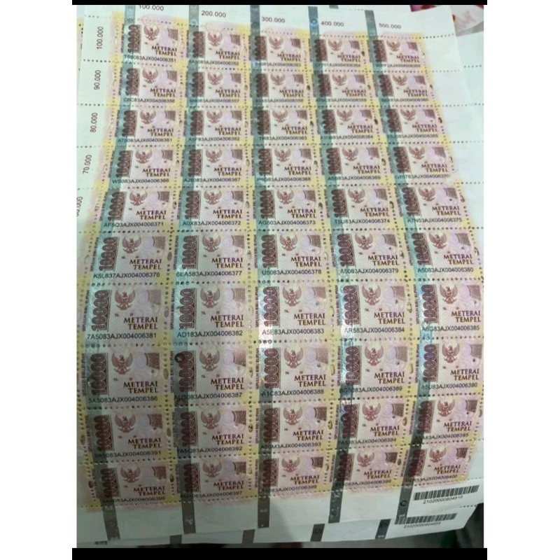 Jual materai 10000 / m4terai 10k | Shopee Indonesia