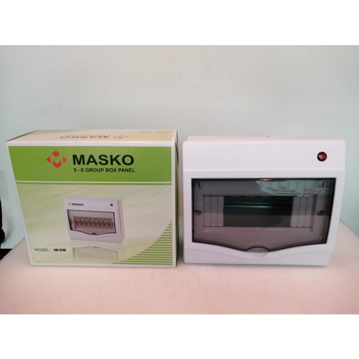 Jual Box MCB MASKO 8 Grup + Lampu 9808L Inbow/Outbow Box MCB 5-8 Group | Shopee Indonesia