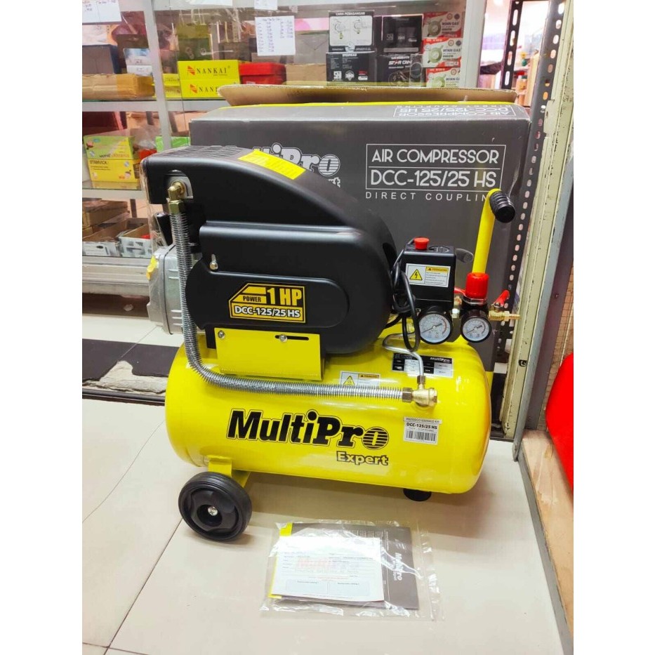 Jual Kompresor angin udara listrik Multipro DCC 125 / 25 HS Compressor ...