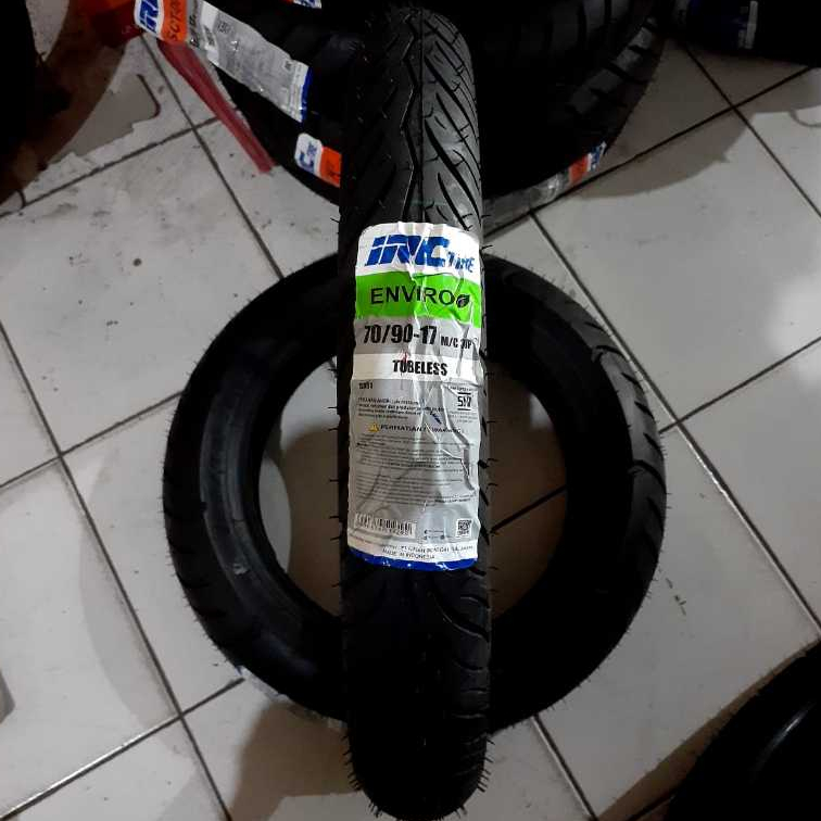 Jual IRC Enviro NR91 70/90-17 Tubeless Ban Motor Depan Bebek All Free ...
