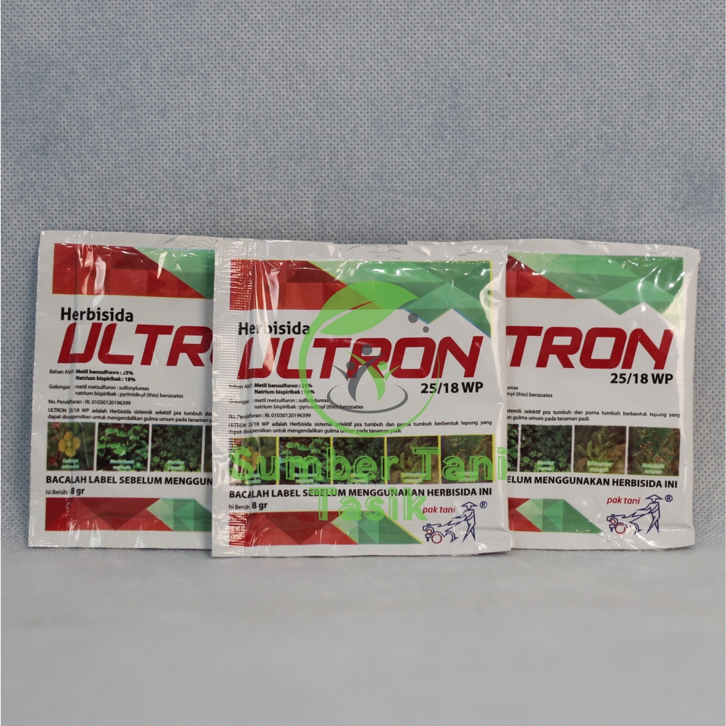 Jual Herbisida Padi Ultron 25/18 WP - 8 Gram Pembasmi Rumput Liar ...