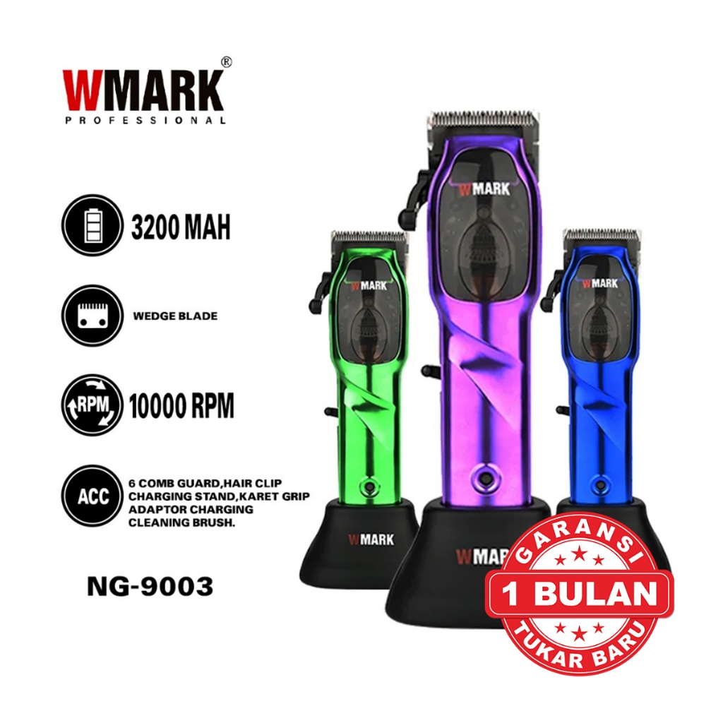 Jual WMARK NG-9003 Cordless Clipper 10000 Rpm Alat Cukur Rambut ...