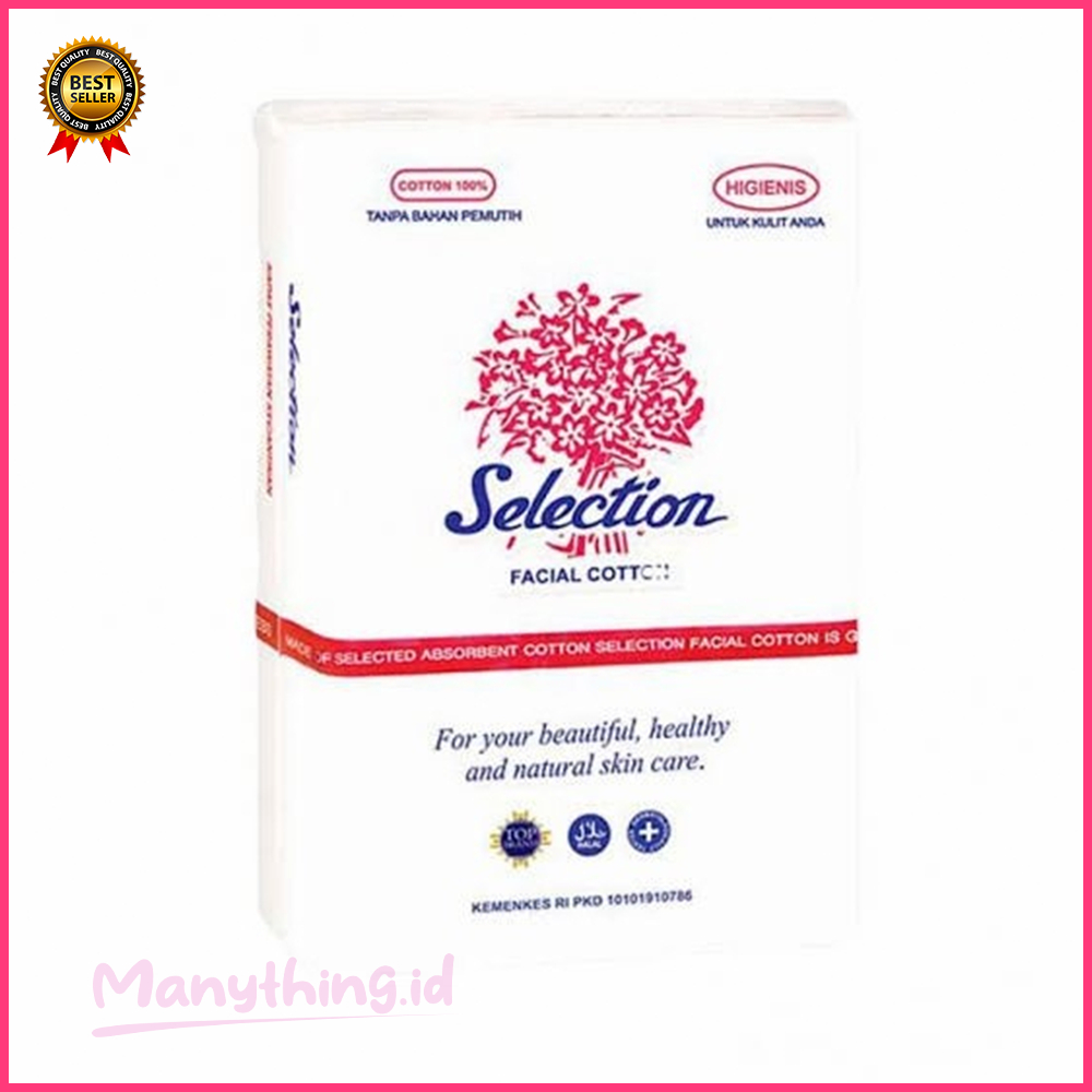 Jual KAPAS SELECTION Facial Cotton Kotak 35gr | Kapas Selection Kotak ...