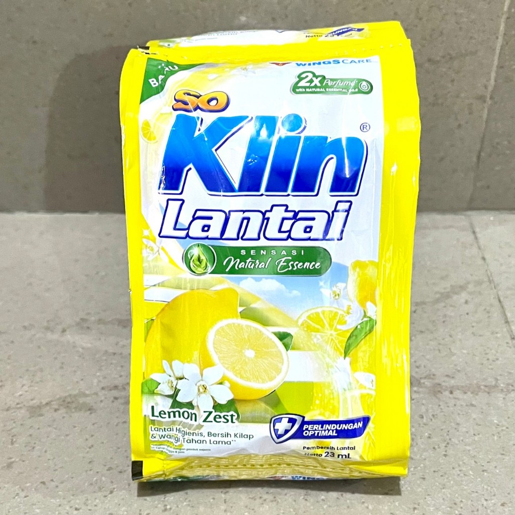 Jual SOKLIN LANTAI Sachet 23 mL (1 renceng isi 12 pcs) | Shopee Indonesia