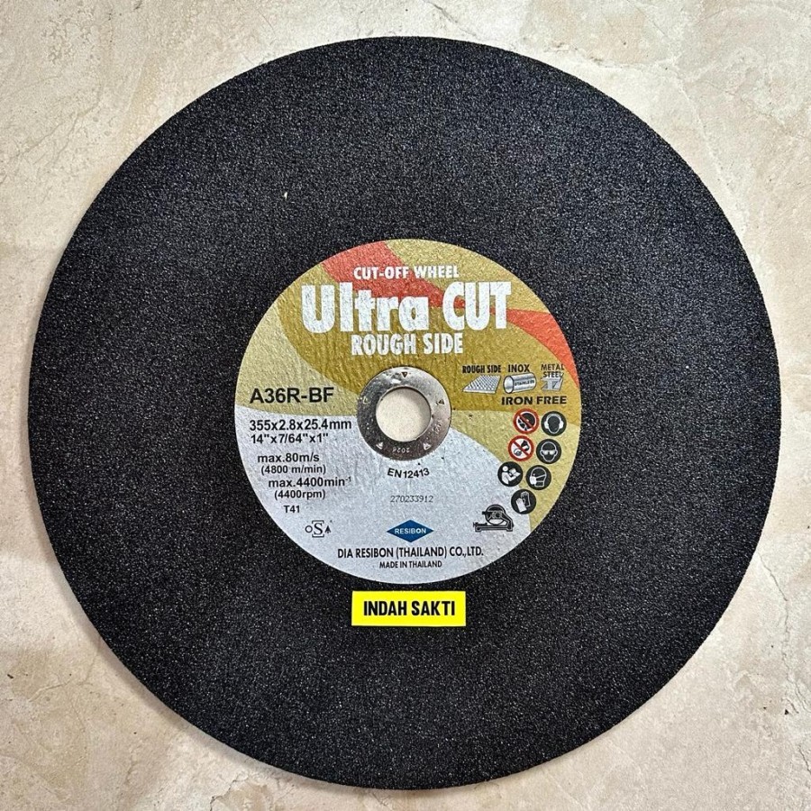 Jual Mata Gerinda Batu Gerinda Potong Besi Cut Off Wheel 14 inch Ultra ...