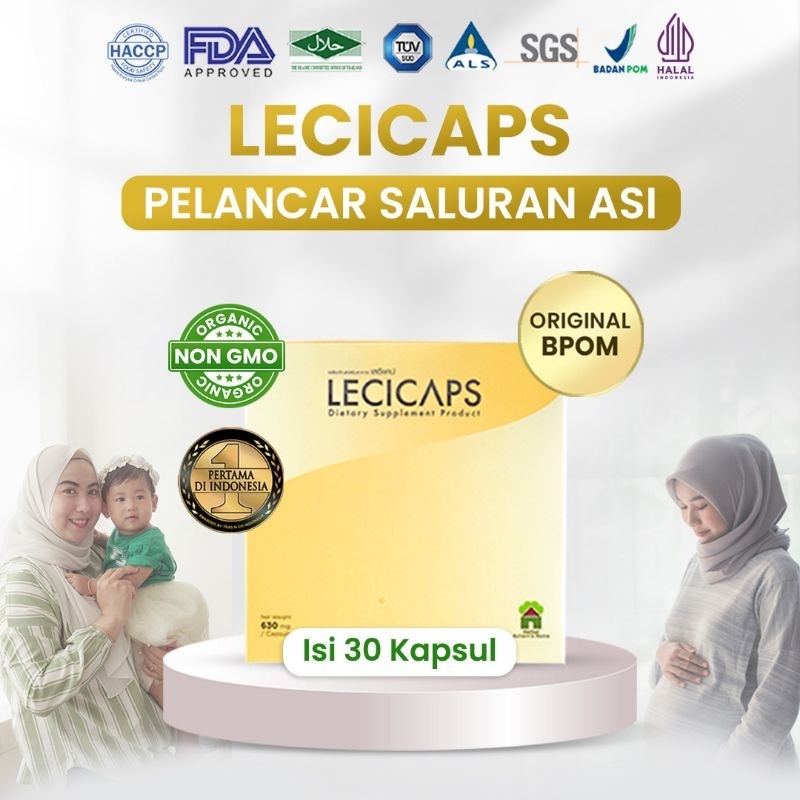 Jual Lecicaps Pelancar asi (30 kapsul) | Shopee Indonesia