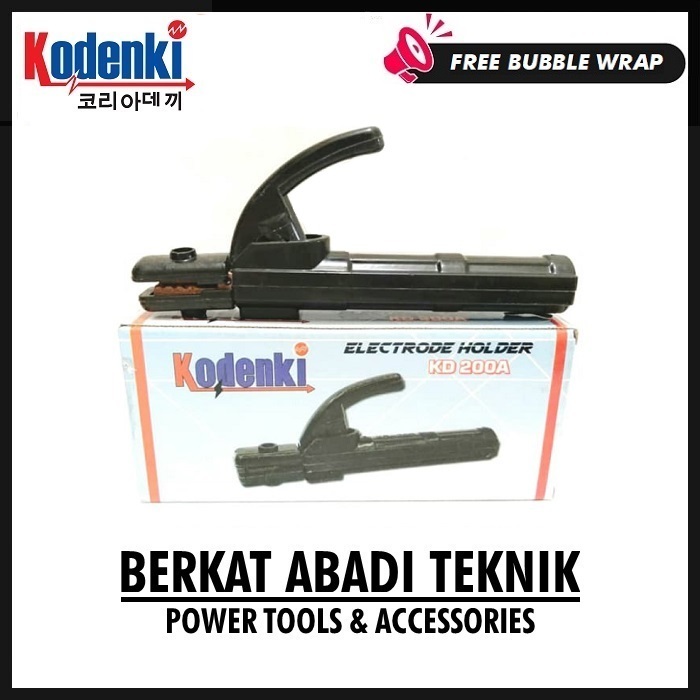 Jual KODENKI BENZ Tang Las 200A Pegangan Gagang Stang Massa Masa Listrik Welding Electrode ...